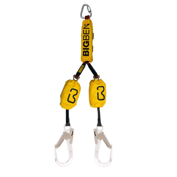 BIGBEN® Twin Retractable Lanyard (2m) with Scaffold Hooks – bigbensafety